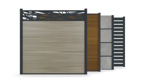 BOSTON Composite modular Fencing - Fiberdeck