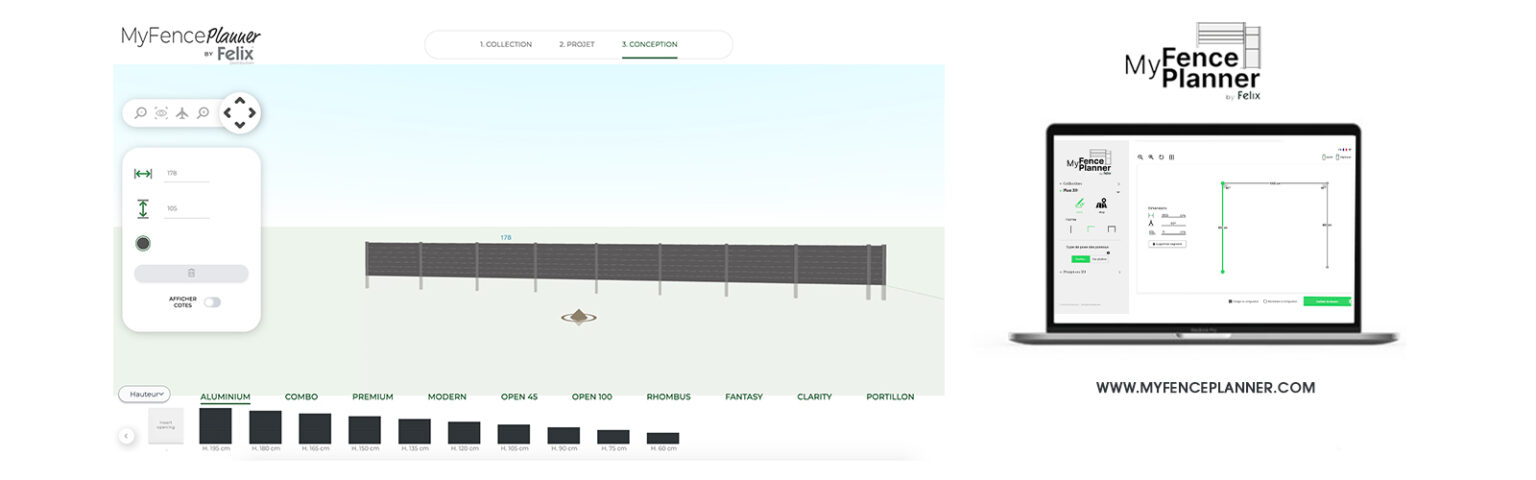 BOSTON composite fencing - Boards for claustra and fence - Fiberdeck
